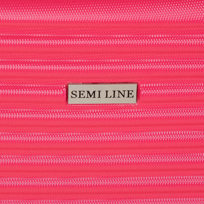 Walizka średnia Semi Line T5502 4 Różowy eobuwie pl
