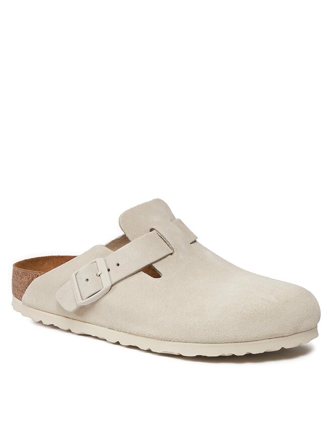 Pantoletten Birkenstock Boston 1024740 Weiß eschuhe de