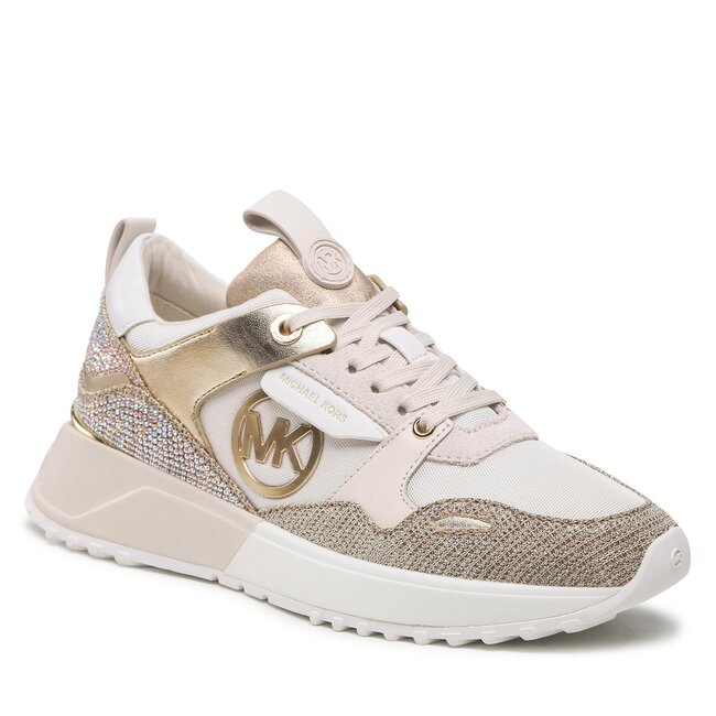 Sneakersy MICHAEL Michael Kors - Theo Trainer 43F2THFS3D Pale Gold ...