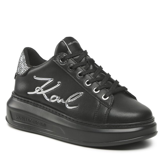Sneakers Karl Lagerfeld - KL62510A Black Lthr w/Silver - Sneakers ...