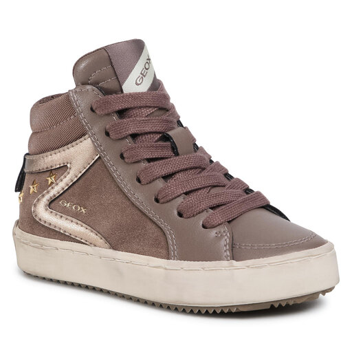 Sneakersy Geox J Kalispera G.B J044GB 022BC C9006 M Brązowy | eobuwie.com.pl