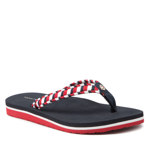 Chancletas Tommy Hilfiger Woven Webbing Flat Beach Sandal FW0FW06426 ...