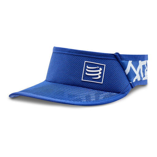 Visiera Compressport Spiderweb Ultralight Visor SULVISOR Blu | escarpe.it