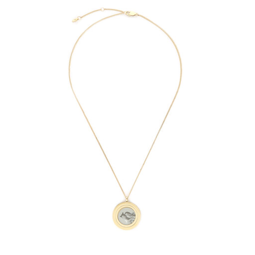Collana Fossil Harlow Locket JF04738710 Oro | escarpe.it