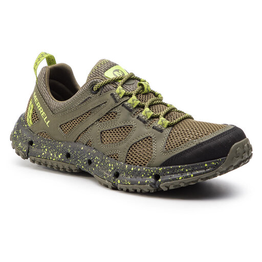 Trekkingschuhe Merrell Hydrotrekker J50187 Dusty Olive/Lime | eschuhe.de