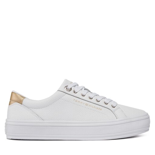 Sneakers Tommy Hilfiger Essential Vulc Leather Sneaker FW0FW07778 WeiB