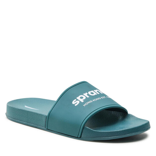 Klapki Sprandi 865478A Zielony | eobuwie.com.pl