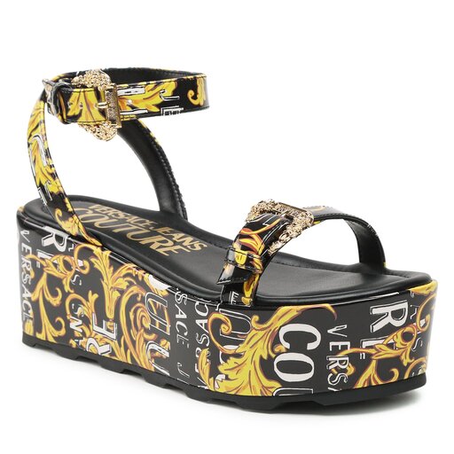 Sandalen Versace Jeans Couture 74VA3S06 Schwarz | eschuhe.de
