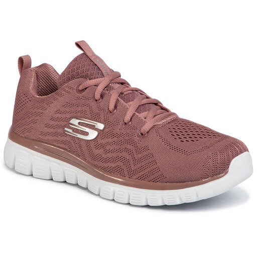 Παπούτσια Skechers Get Connected 12615/MVE Mauve | epapoutsia.gr