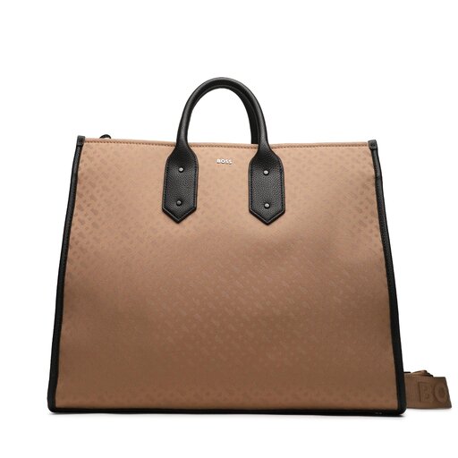 Handtasche Boss Sandy Tote-M 50499090 Beige | eschuhe.de