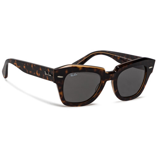 Okulary przeciwsłoneczne Ray-Ban State Street 0RB2186 1292B1 Brązowy ...