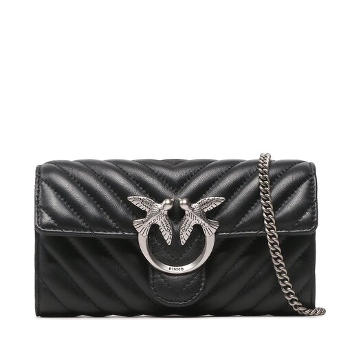 Τσάντα Pinko Love One Wallet C PE 23 PLTT 100062 A0GK Μαύρο | epapoutsia.gr