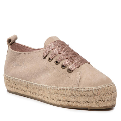 Espadryle Manebi Sneakers D K 1 1 E0 Champagne Beige Suede Pl