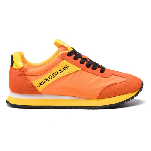 Orange calvin klein sneakers store