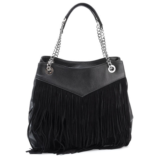 Torebka Gino Rossi Michel Big XW3951-ELB-BGCW-0099-Ta L Czarny | eobuwie.com.pl