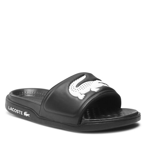 Șlapi Lacoste Croco Dualiste 0922 2 Cfa 743CFA0040312 Blk/Wht | epantofi.ro
