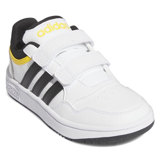 Buty adidas Hoops Lifestyle IF5316 White/Black/Yellow | eobuwie.com.pl