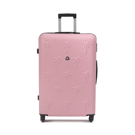 Голям куфар Semi Line T5564-6 Розов | obuvki.bg