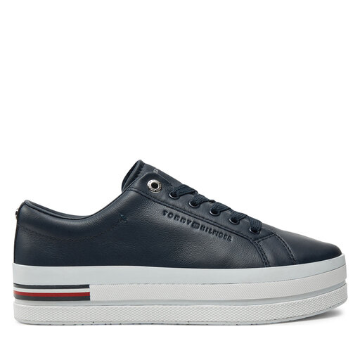 Sneakers Tommy Hilfiger Corporate Flatform Cupsole FW0FW06485 Dunkelblau