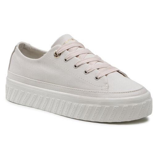 Sneakers Tommy Hilfiger Shiny Flatform Vulc Sneaker FW0FW05536 White ...