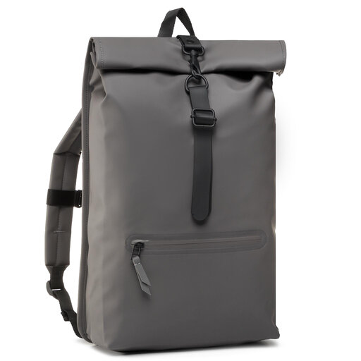 Mochila Rains Roll Top Rucksack 1316 Gris | zapatos.es