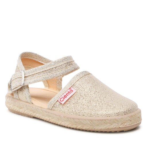 Espadryle Cienta 40083 Oro 25 | eobuwie.com.pl