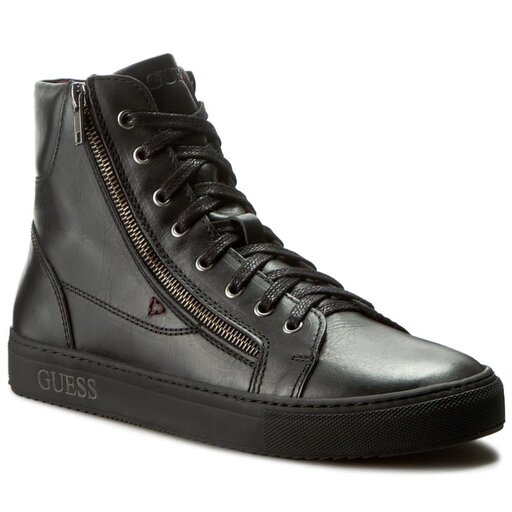 Schnürschuhe Guess Corey FMCOR4 LEA09 BLACK | eschuhe.de