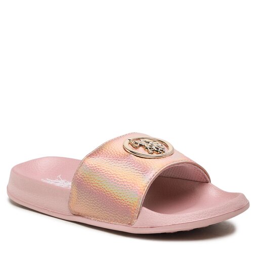 Klapki U.S. Polo Assn. Ivy00 IVY001B HOLO Różowy | eobuwie.com.pl
