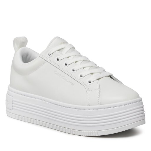 Sneakers Calvin Klein Jeans Bold Flatf Low Laceup Lth In Lum YW0YW01309 ...