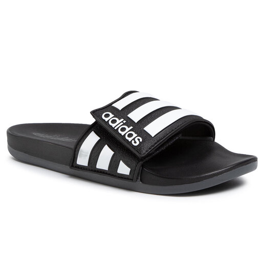 Pantoletten adidas adilette Comfort Adj EG1344 Schwarz | eschuhe.de