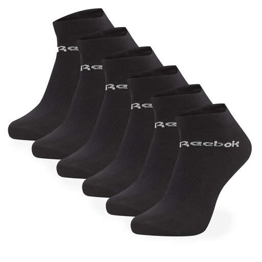Set de 6 perechi de șosete lungi unisex Reebok Act Core Inside Sock ...