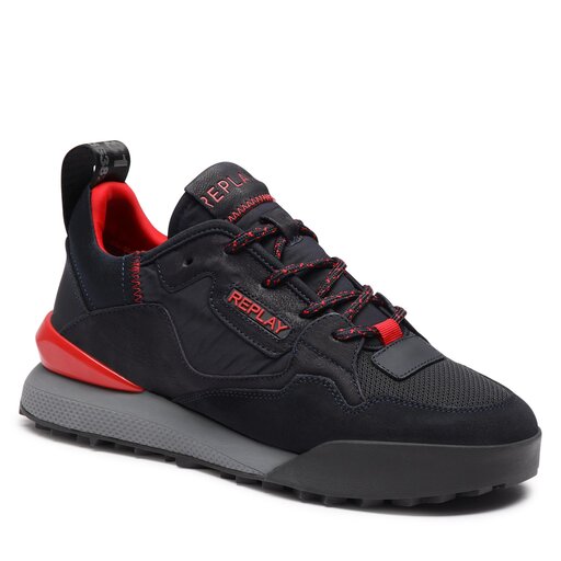 Sneakersy Replay Field Master GMS8L .000.C0001L Granatowy | eobuwie.com.pl