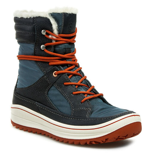Śniegowce ECCO Trace 23504354780 Niebieski | eobuwie.com.pl