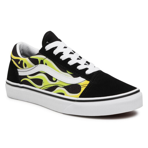 Sneakers aus Stoff Vans Old Skool VN0A4UHZ31M1 (Slime Flame) Blk/Tr Wht ...