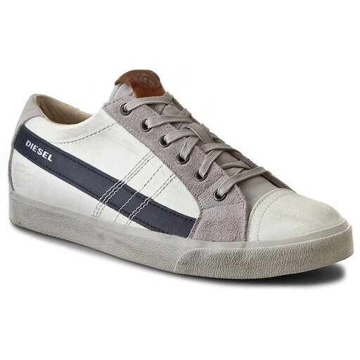 Sneakersy Diesel D-String Low Y01107 P0919 H6105 Biały | eobuwie.com.pl
