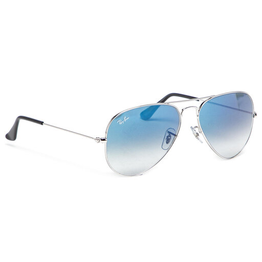 Sonnenbrillen Ray-Ban Aviator Gradient 0RB3025 003/3F Silberfarben ...