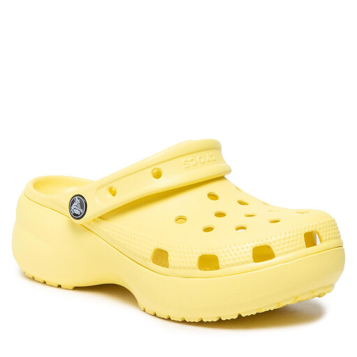 Șlapi Crocs Classic Platform Clog W 206750-7HD Banana | epantofi.ro