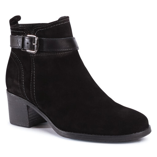 Botine Tamaris 1-25034-25 Black Suede 004 | epantofi.ro