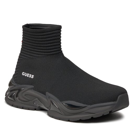 Sneakers Guess Belluno Sock FM8LAS FAB12 Schwarz | eschuhe.de