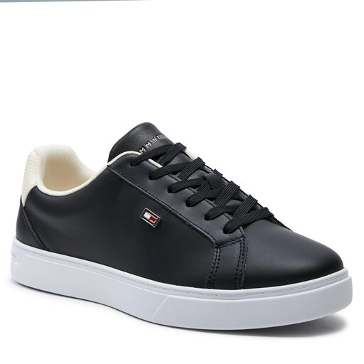 Sneakers Tommy Hilfiger Flag Court Sneaker FW0FW08072 Schwarz