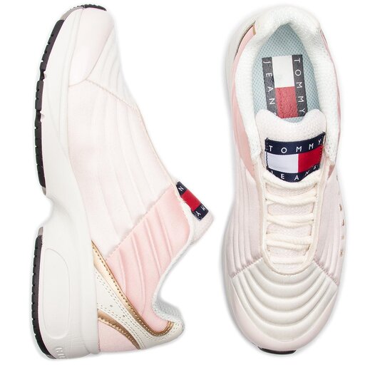Sneakers Tommy Jeans Wmn Heritage Tommy Jeans Sneaker EN0EN00400 Rosa eschuhe