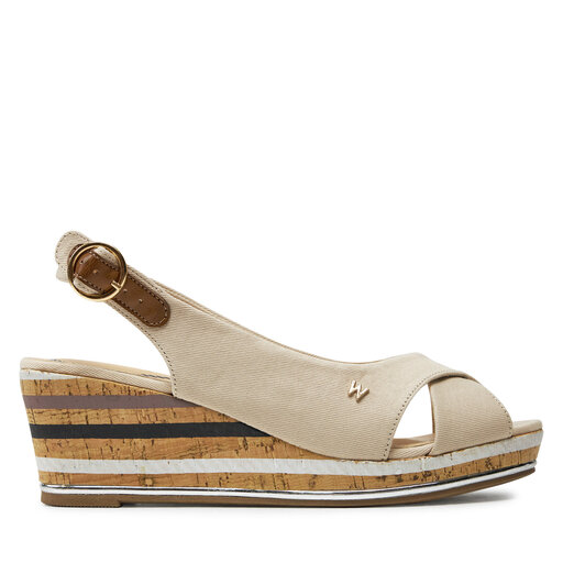 Sandalen Wrangler Raval Marina Women Semi Wedge 20241058 Beige | eschuhe.de