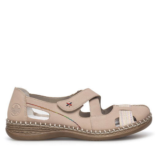 Pantofi Rieker 46451-60 Bej | epantofi.ro