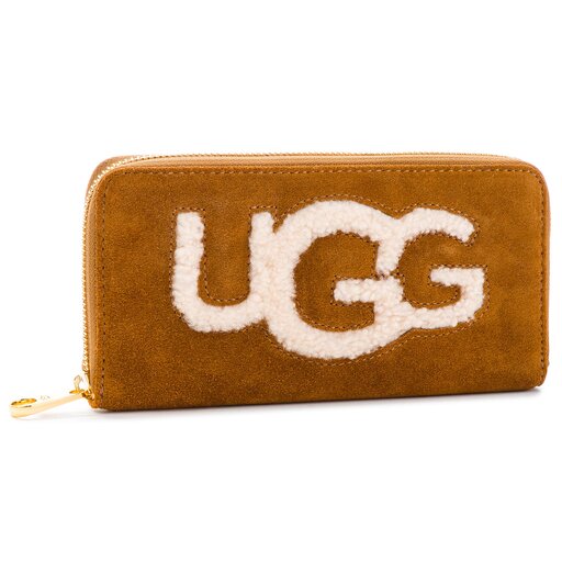 Голям дамски портфейл Ugg W Honey Zip Arnd Wallet Sheep 1093571 Кафяв ...