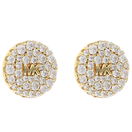 Kolczyki Michael Kors Pave Mk Stud MKC1496AN710 Złoty | eobuwie.com.pl