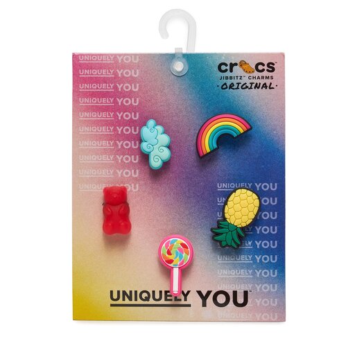 Ozdoba do butów Crocs Jibbitz Happy Candy 5 Pack 10008077 Kolorowy ...