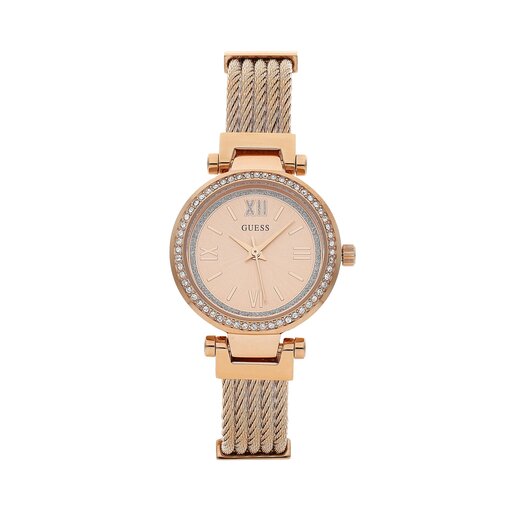 Zegarek Guess Mini Soho W1009L3 Złoty | eobuwie.com.pl