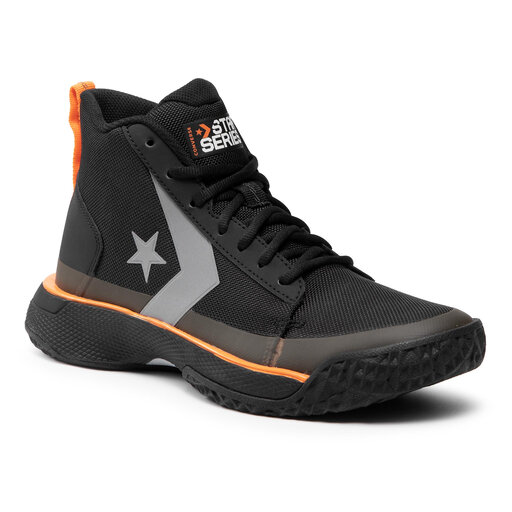 Sneakers Converse Star Series Bb Mid 165592C Black/Bold Mandarin/Wolf ...