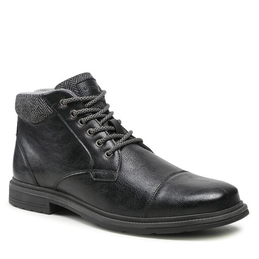 Kotníková obuv Ottimo MYL8392-1 Černá | eobuv.cz