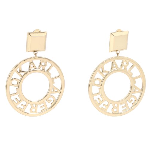 Klipsy KARL LAGERFELD 230W3903 Złoty | eobuwie.com.pl